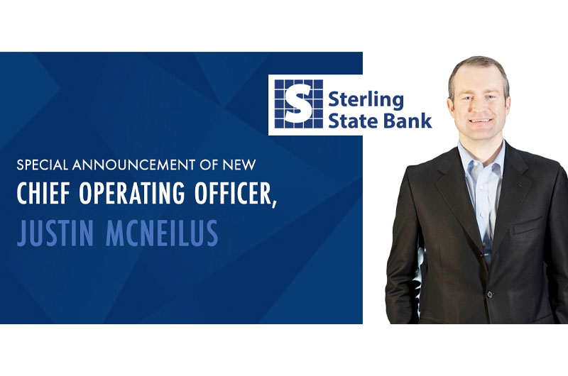 Sterling State Bank President Justin McNeilus Promoted to Chief ...